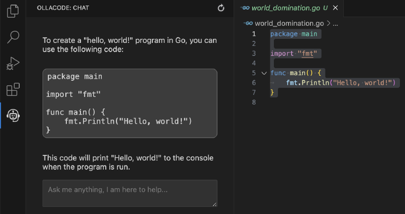 Writing a Visual Studio Code extension to chat with your code, an ...
